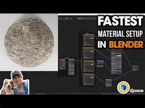 80 The FASTEST Way To SET UP PBR MATERIALS In Blender Node Wrangler Texture Setup Quick