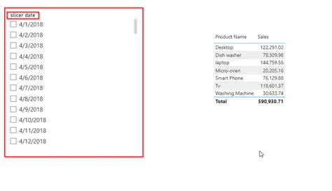 Power BI Date Slicer Between A Default To Today SharePoint
