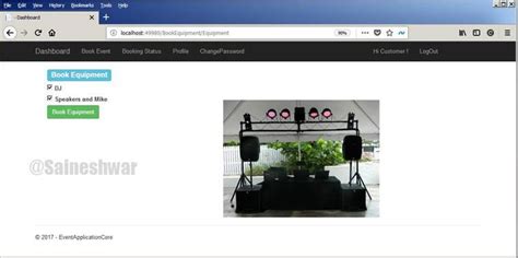 ASP NET Core MVC Project Event Management