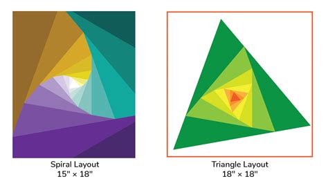 spiraling triangles mini pdf pattern sarah ruiz quilts