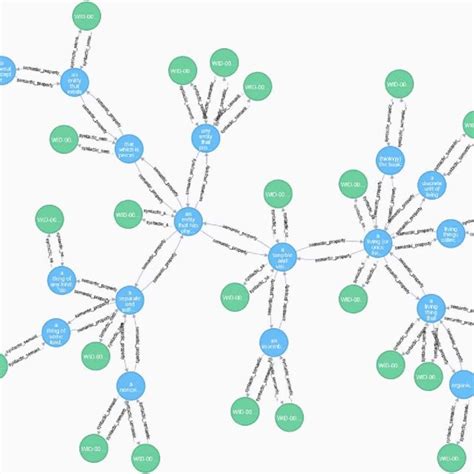 Web Browser Visualization Of Our Neo4j Instance Of Wordnet Nouns