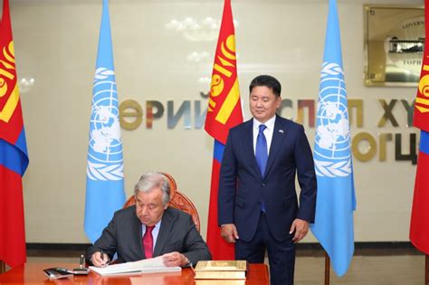 НҮБ ын Ерөнхий нарийн бичгийн даргын албан ёсны айлчлал эхэллээ