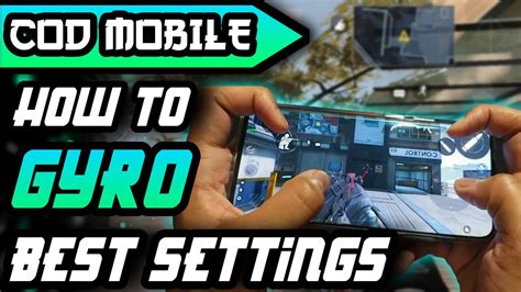 How To Use Gyroscope In Cod Mobile Handcam Best Settings Youtube