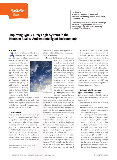 pdf employing type 2 fuzzy logic systems in the efforts to realize