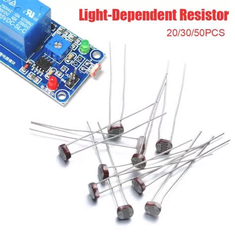 Arduino Resistance 5mm Light Dependent Resistor Photoresistor Gl5516