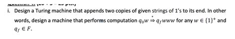 Solved Question About Turing Machine This Solution Is It