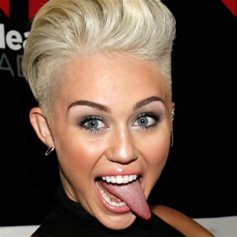 Miley Cyrus Wrecking Ball Headshot