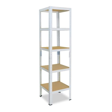 Shelfplaza® 200x50x50cm Home Étagère Charge Lourde Blanc Etagere
