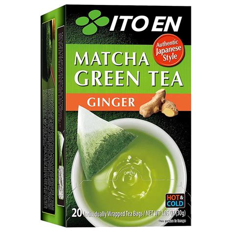 Itoen Matcha Green Tea Ginger 20s Tea Bag 30g Deans Fujiya