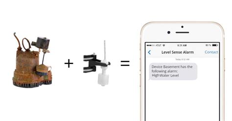 Level Sense Wi Fi Enabled Sump Pump Monitor High Water Alarm Indoor Smart Water Leak Detector