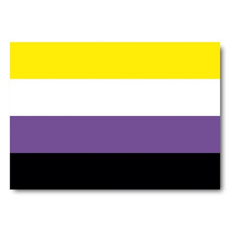 Colors Of The Nonbinary Pride Flag Sticker