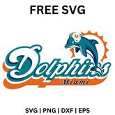 Free Miami Dolphins Svg Cut Files For Cricut 8svg 8svg