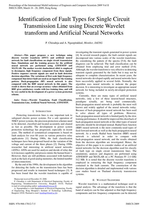 Pdf Identification Of Fault Types For Single Circuit Transmission