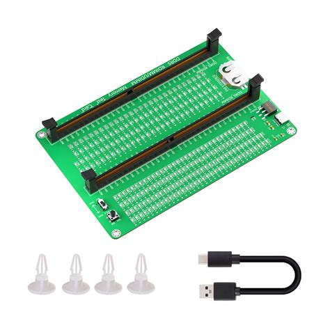 Aooower Memory Test Card Notebook Ddr5 Rdimmudimm Memory Tester Tool With Led Light Tester