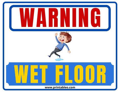 47 Printable Wet Floor Signs Free Download