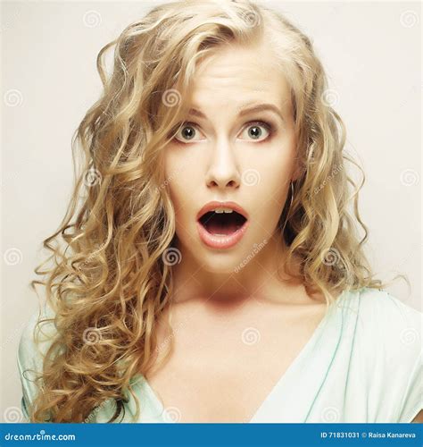 Surprised Young Woman Stock Image Image Of People Flirty 71831031