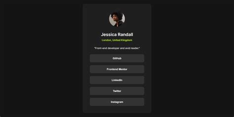 Social Links Profile · Github Topics · Github