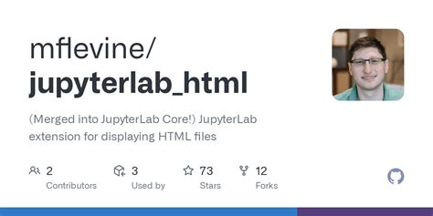 Github Mflevinejupyterlabhtml Merged Into Jupyterlab Core Jupyterlab Extension For