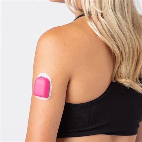 pumppops™ omnipod cover in raspberry reusable covers from sugar medical