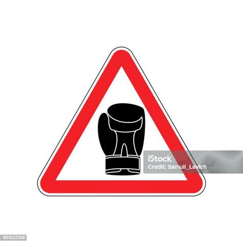 경고 기호 권투입니다 위험한 복 서의 위험 주의 심볼 위험도로 서명 빨간 삼각형 스포츠 장갑 경쟁에 대한 스톡 벡터 아트 및 기타 이미지 Istock