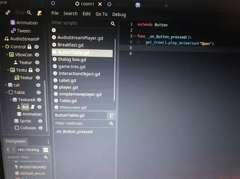 Button To Play An Animation Help R Godot