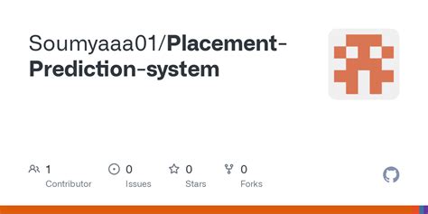 Github Soumyaaa01placement Prediction System