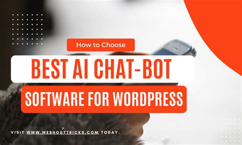 how to choose the best ai chatbot software for wordpress website