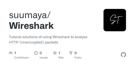 Github Suumaya Wireshark Tutorial Solutions Of Using Wireshark To