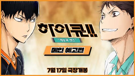 [하이큐 재능과 센스] 메인 예고편 재능은 꽃피우는 것 센스는 갈고 닦는 것🔥 Youtube