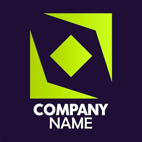 브랜드의 간단한 벡터 로고 프리미엄 벡터