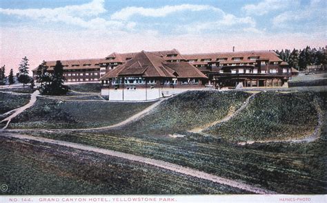 Old Yellowstone History Of Canyon Hotel Yellowstone Insider