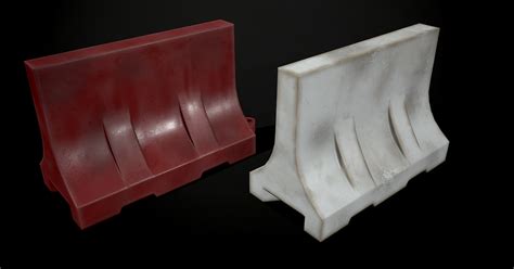 Old Plastic Barrier 3d Exterior Unity Asset Store