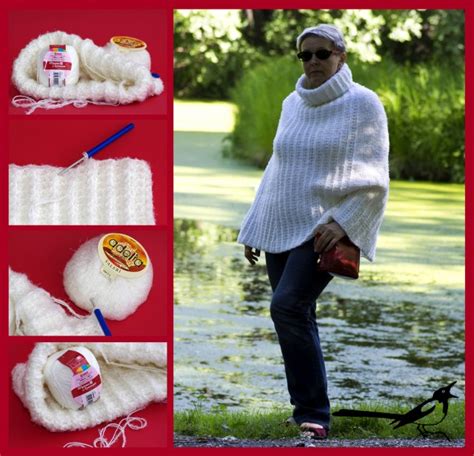 Пушистая накидка, связанная крючком...: ru_knitting — LiveJournal