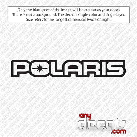 Polaris Rzr Logo Decal Sticker