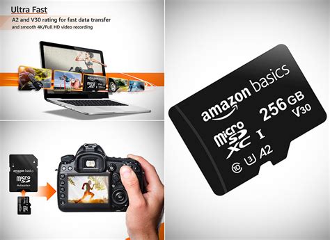 Don T Pay 26 Get A 256GB Amazon Basics MicroSDXC Memory Card With Adapter For 13 21 Today