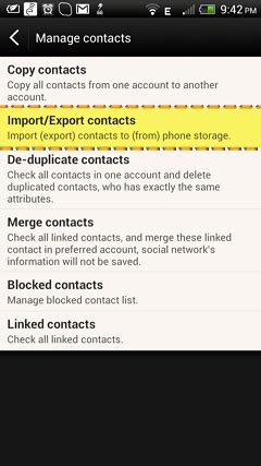 How To Import Export Contacts On Android