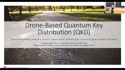 Drone Based Quantum Key Distribution Qkd Youtube