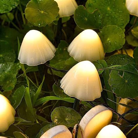 Комплект от 20 соларни лампи външни Led за градината 5 м 8 режима