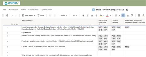 Returning Non Duplicates When Comparing Two Multi Select Columns