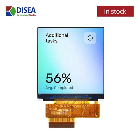 2 7 Inch 320×320 Square Shape Tft Lcd Module With Wide Working Temp Ds T027boia 01 Disea