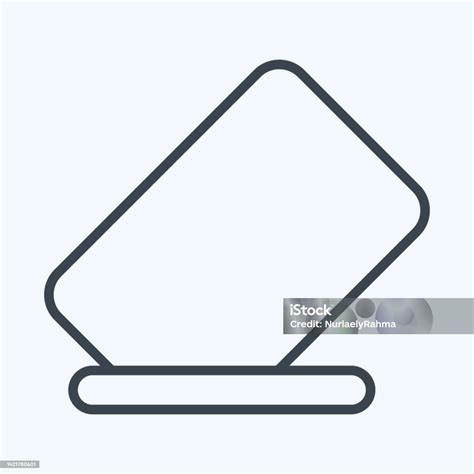 아이콘 지우개 그래픽 디자인 도구 기호와 관련이 있습니다 선 스타일 편집 가능한 간단한 디자인 간단한 그림 간단한 벡터 아이콘