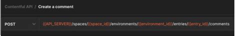 How To Comment Using The Contentful Management Api