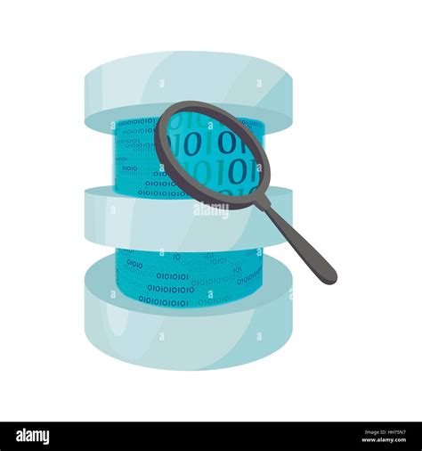 Database Icon In Cartoon Style Stock Vector Images Alamy