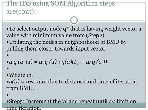 Intrusion Detection Model Using Self Organizing Maps Pptx