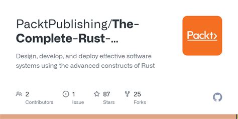 Pull Requests Packtpublishing The Complete Rust Programming Reference