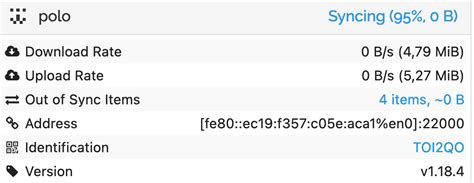 How To Remove Out Of Sync Items Support Syncthing Community Forum