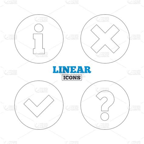 信息图标。问题faq的象征素材 花瓣网