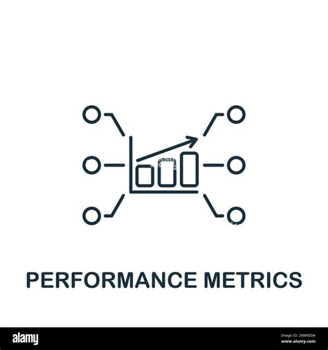 Performance Metrics Icon Monochrome Simple Talent Development Icon For