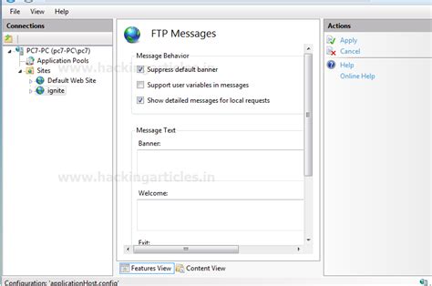 ftp penetration testing on windows port 21 hacking articles
