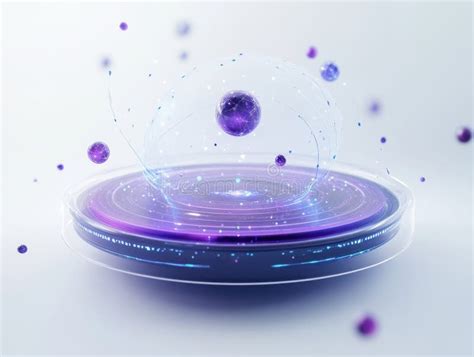 A Sleek 3d Render Of A Quantum Computing Interface With Futuristic A Sleek 3d Render Of A Quantum Computing Interface With Futuristic
